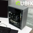 CUBIX Compact Mini Tower mATX PC Case, Heavy-Duty 0.8T Steel SFF ...
