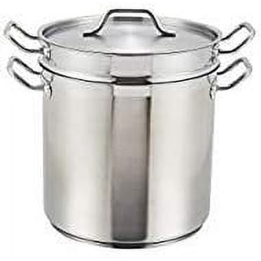 Winco SSDB-12 12 Qt. Master Cook Double Boiler W/ Cover, Stainless ...