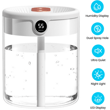 Portable Mini-Humidifier (White) - Walmart.com