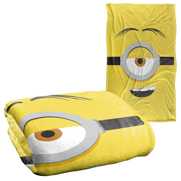Minions Blanket, 36"x58", Stuart Face Silky Touch Super Soft Throw ...