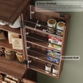 IFMUST 72" Pantry Cabinet Kitchen Food Storage Cabinet Kitchen Larder ...
