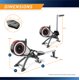 Marcy Foldable Turbine Rowing Machine Rower with 8 Resistance Setting ...