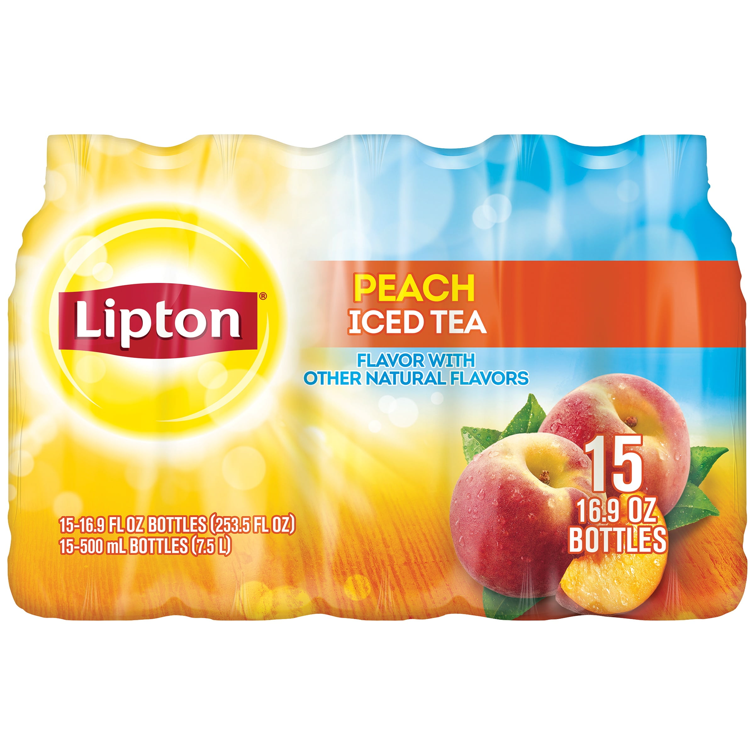 Lipton Peach Iced Tea, 16.9 Fl. Oz., 15 Count - Walmart.com - Walmart.com