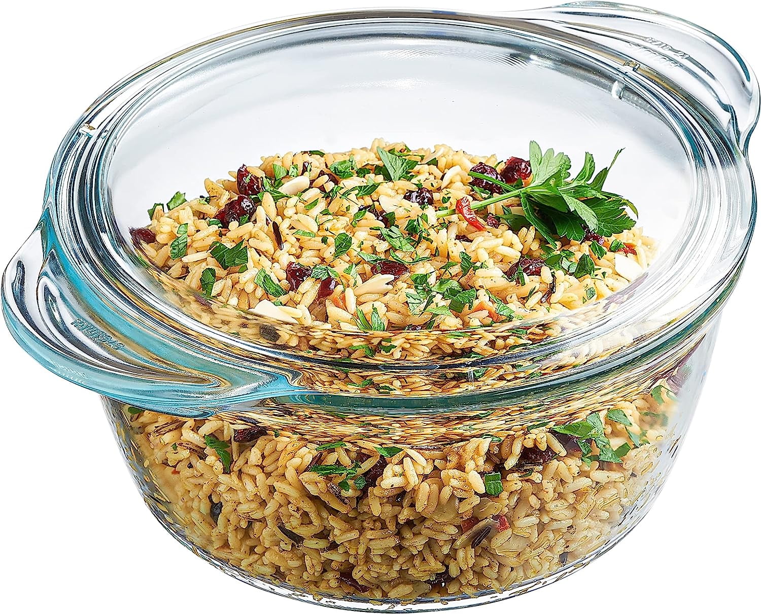 Simax Glass Casserole Dish with Lid Microwave & Oven Safe Glass ...