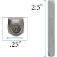 The Beadsmith Steel Design Stamp - Metal Elements - 6mm Hang Loose ...