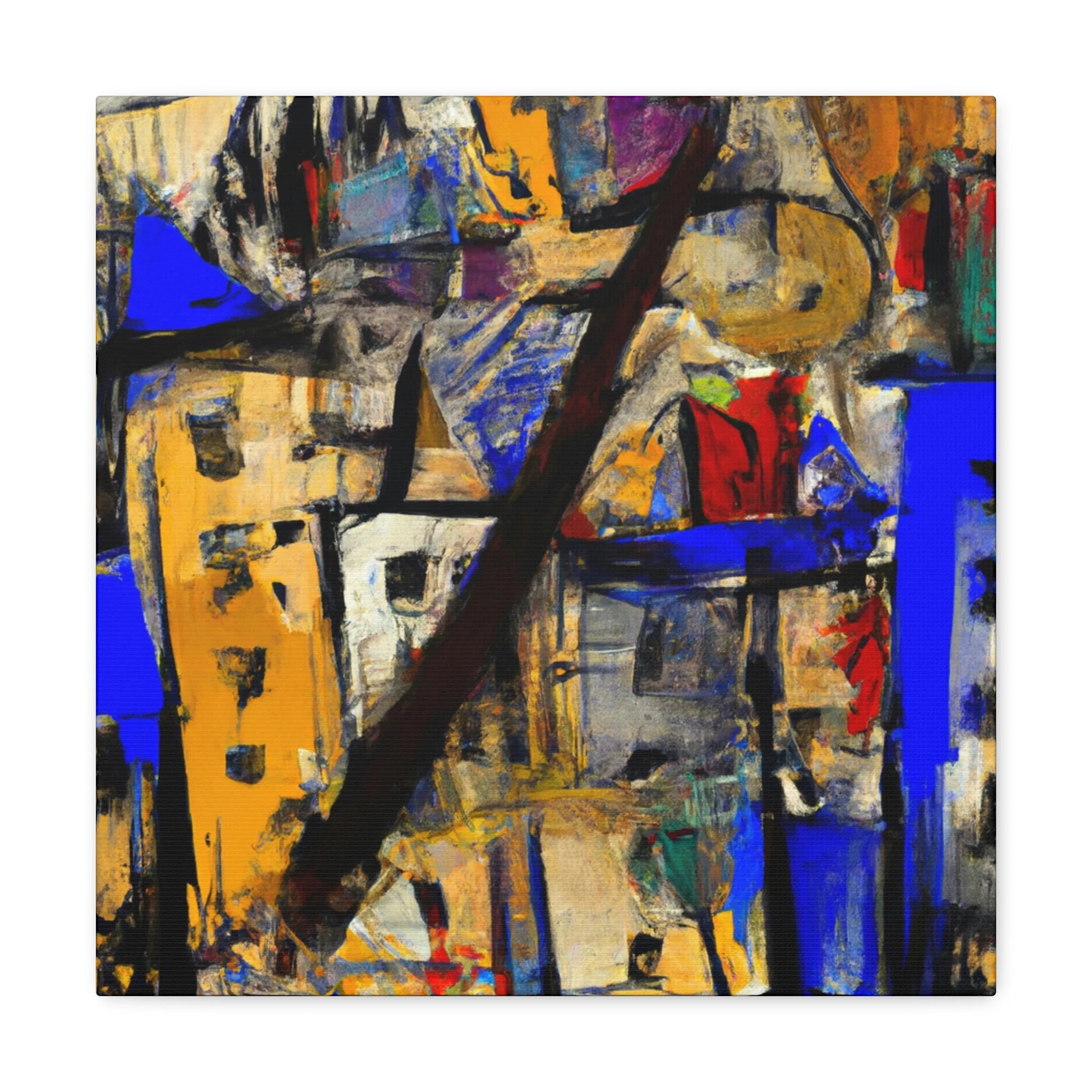 Postmodern Expressionism World - Canvas - Walmart.com