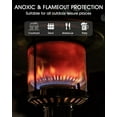 88inch Standing Heaters Outdoor with Wheels, Stainless Steel Burner ...