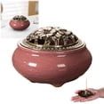 Noothes Ceramic Incense Burner with Ice Kiln Glaze Design Sandalwood ...