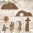 Empty Tomb Easter Scene and Cross Decoration, Wooden Easter ...