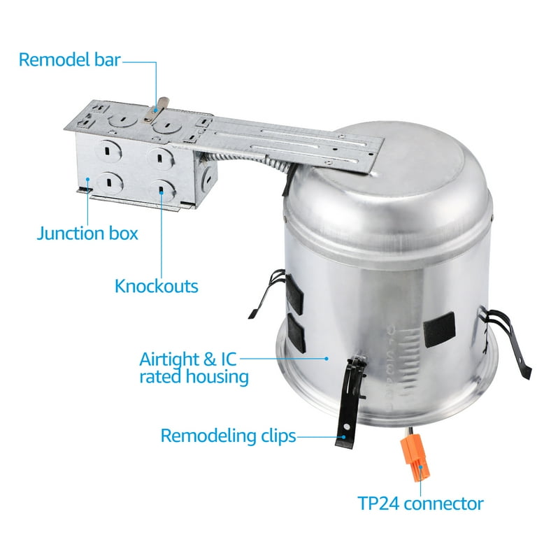5 Inch Ic Rated Recessed Lighting Remodel | Shelly Lighting