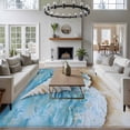 Vintage Conch Rectangle Area Rug 8x10 ft Ocean Waves Coastal Farmhouse ...
