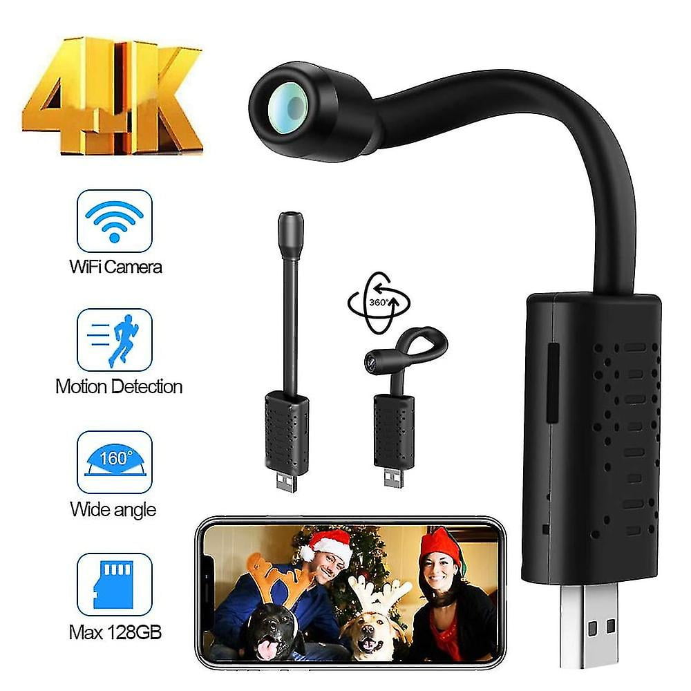 Mini Camera 4k Wifi Portable P2p Ip/ap Remote Micro Surveil Camera Hd ...