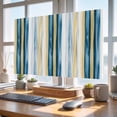 Blue Yellow Striped TV Dust Cover,Stretchable TV Screen Desktop ...