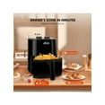 MIRASTON 4.5Qt Air Fryer - Mechanical Knob, 400°F Max | Square Basket ...
