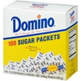 Domino Sweet Pure Cane Sugar Packets, 0.12 oz, 100 count - Walmart.com