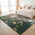 Area Rug 3x5ft Pink Flowers Petals Washable Area Rugs for Living Room ...