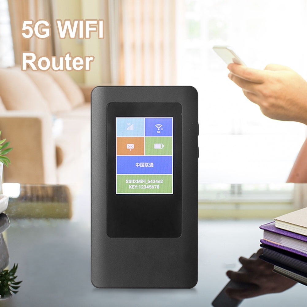 Enrutador Portátil 5G Wifi6 5G WiFi6 Router portátil 4000mAh Hotspot móvil Cobertura amplia 5G ...