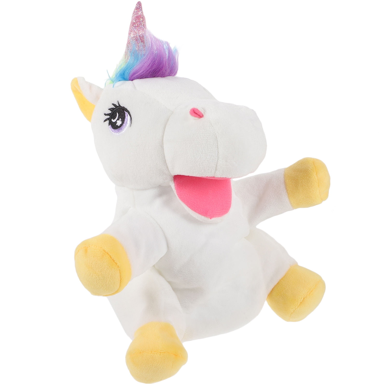 Click here for Oulii Hand Puppet Toys Unicorn Plush Toy White Plu... prices