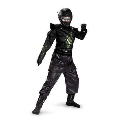 Combat Operative Recon Expedition Alien Warrior Deluxe Boys Costume, 10 ...