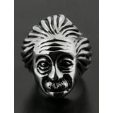 Albert Einstein Stainless Steel Ring (38mm) - Walmart.com