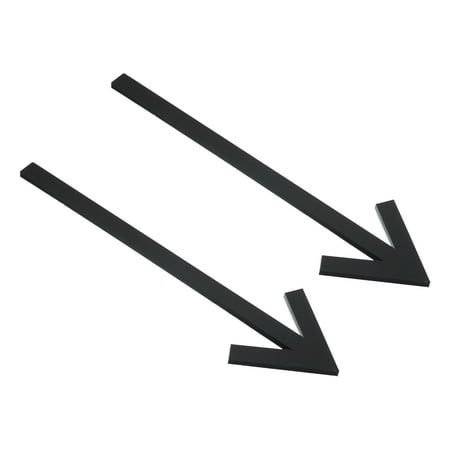 Uxcell 10.2" Self Stick Arrow Sign, 2 Pack Acrylic Directional Sign ...