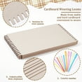 8PCS Cardboard Weaving Looms & 16PCS Safety Plastic Sewing Needles Wide ...