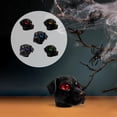 Black Dog Stone Sculpture Resin Dog Head Figurines Marble Look Resin ...