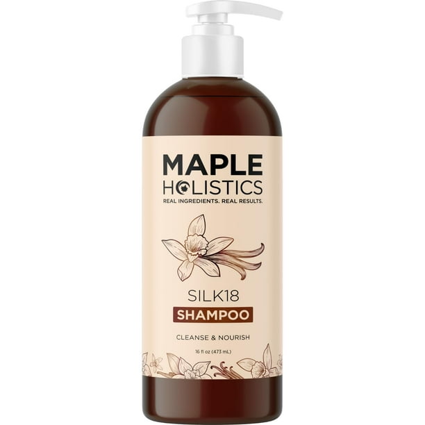 Champú Maple Holistics Silk18 Advanced, antiencrespamiento, 350 ml ...