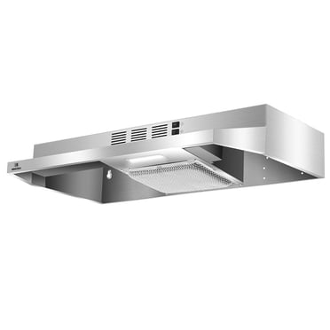 Broan-Nutone 36 Inch Ventless Kitchen Fan, Stainless Steel Stove ...