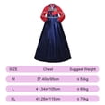 Slccxzc Women Hanbok Dress Traditional Korean Costume Long Sleeve ...