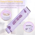 Double Head Electric Cutter For Body And Private Areas Rechargeable ...