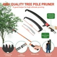 Zimtown 26ft Pole Saws for Tree Trimming 2 IN 1 Manual Pole Saw ...
