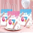 67 Party Favor Bags, 12 Pcs Six Seven Themed Gift Bags with 53 Pcs Meme ...
