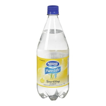 Our Finest Natural Lemon Flavour Spring Water – Carbonated, 1 L ...
