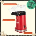 Great Northern Popcorn 1200W Oil-Free Air Popper Popcorn Machine, Red ...