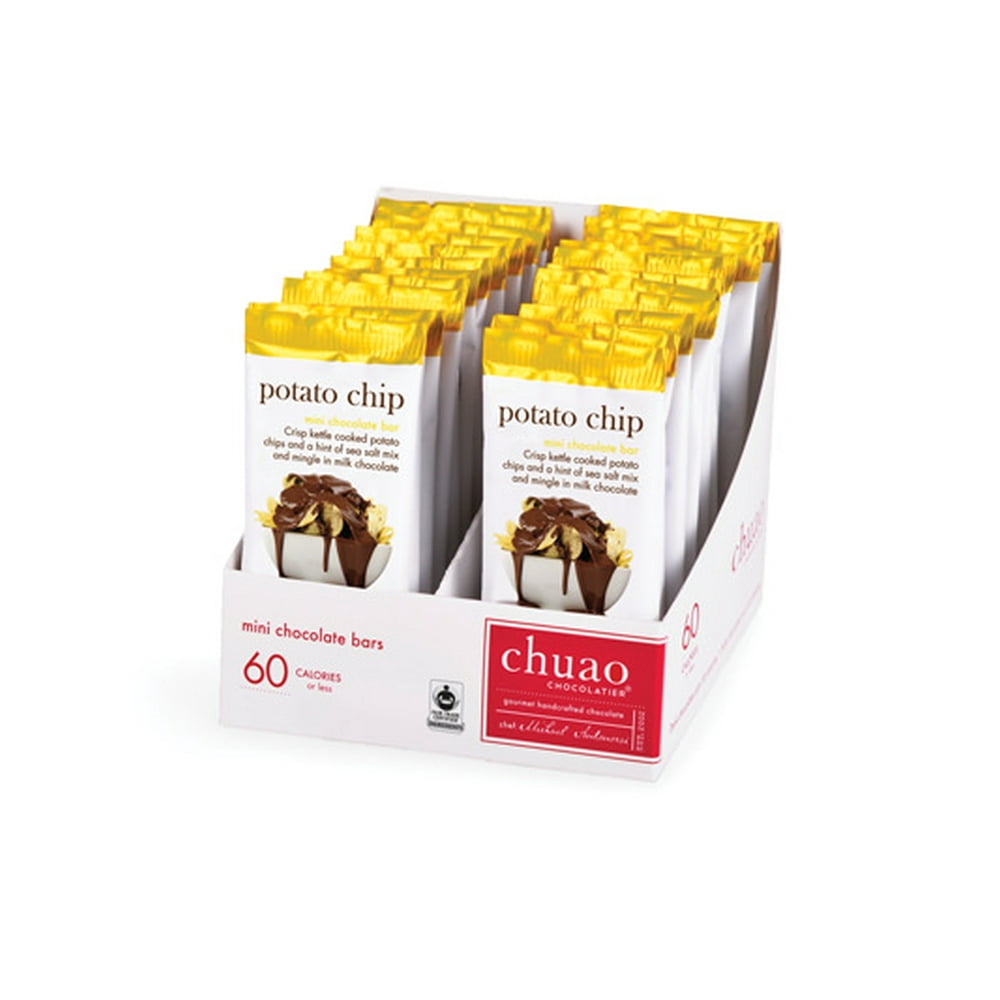 Chuao Chocolatier Potato Chip Chocolate Bar, 60 Count - Walmart.com ... Chuao Chocolatier Potato Chip Chocolate Bar, 60 Count - Walmart.com ...