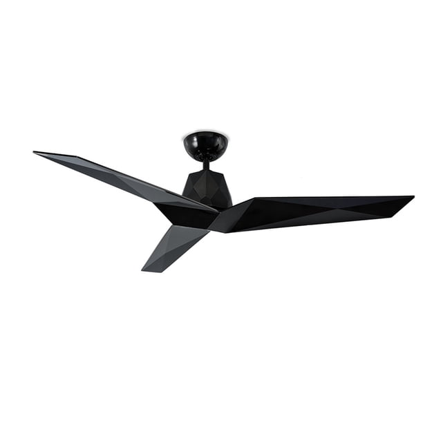 Vortex Indoor and Outdoor 3-Blade Smart Ceiling Fan 60in Gloss Black ...