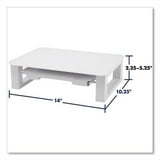 Quartet Adjustable Height Desktop Glass Monitor Riser with Dry-Erase ...