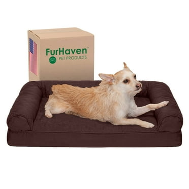 Furhaven Cama de gel refrescante para perros medianos y pequeños con ...