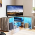 DEXTRUS Gaming Entertainment Center, LED TV Stand for 75 inch TVs ...