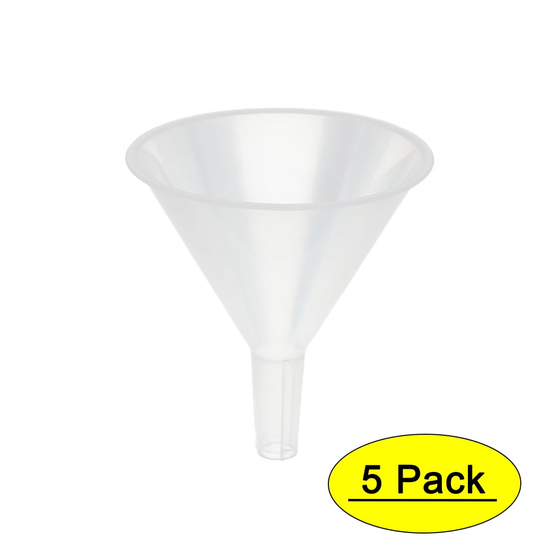 5pcs 12cm Mouth Dia Household Lab Liquid Water Oil Plastic Funnel ...