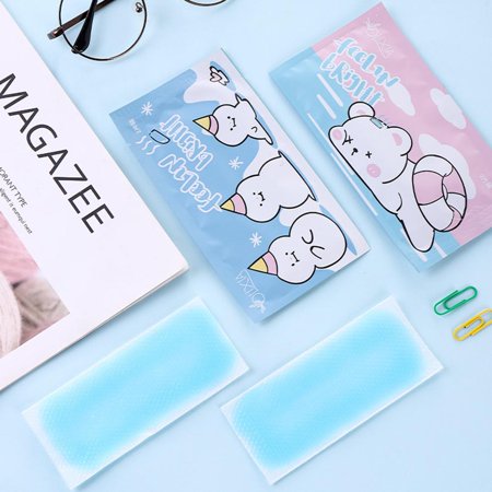 20Pcs Cooling Patch Summer Heat Cooling Sticker Polymer Hydrogel ...