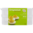 Snapware Snap 'N Stack Reusable Deviled Egg Carrier Container with ...