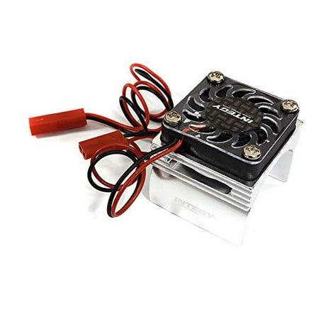 Integy RC Model C23140SILVER Super Brushless Motor Heatsink+Cooling Fan ...