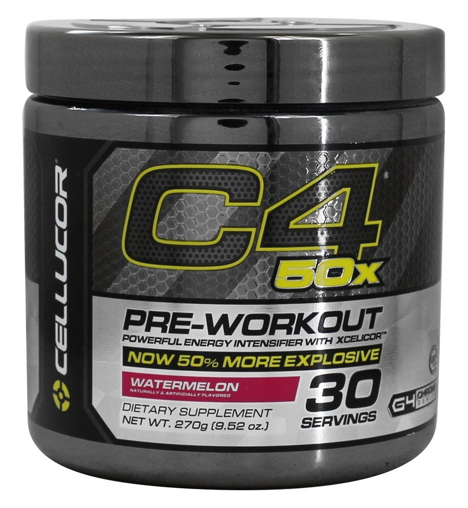 Cellucor C4 Pre Workout 50x Powerful Energy Intensifier With Xcelicor