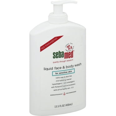 Sebamed Liquid Face/Body Wash - Paraben-Free, Hydrating, Sensitive ...