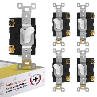 Sentry Switch SS-053277 Three-Way Wall Switch Toggle, Multi-Voltage ...