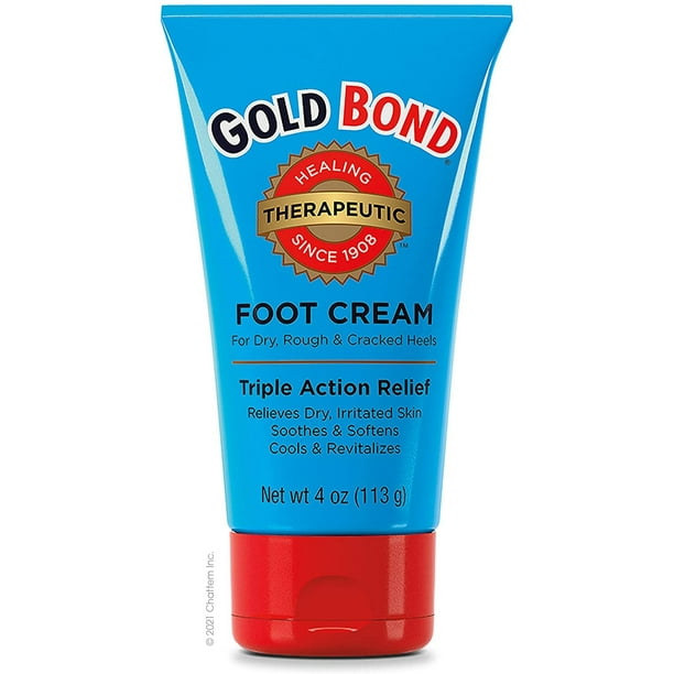 Gold Bond Foot Cream Triple Action 4 Oz (Paquete de 3) Gold Bond Gold ...
