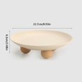 Ceramic Fruit Bowl, Tripod Base , Circular , Modern Home Decoration ...