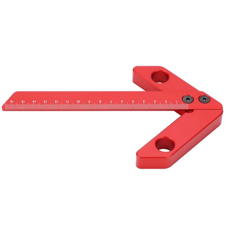 45/90 Degree Ling Gauge Ruler, Ruler Center Measuring Tool Scale Ruler ...